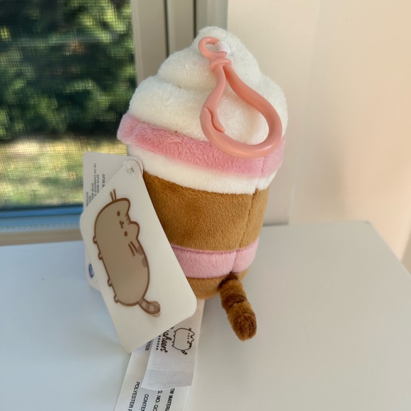 Pusheen | Toys | Nwt Pusheen Small Iced Coffee Plush Keychain Clip On ...